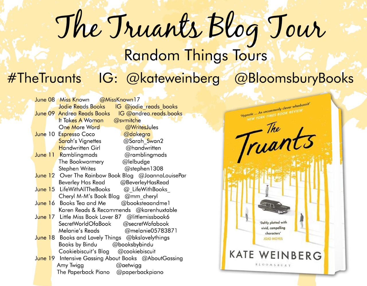 The Truants by Kate Weinberg – Bookchatter@Cookiebiscuit