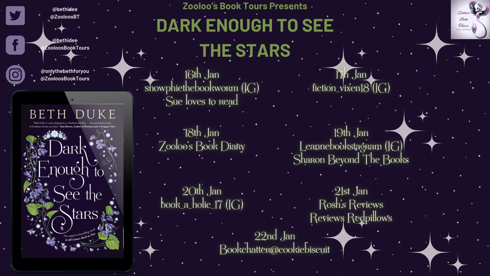 Dark Enough To See The Stars by Beth Duke – Bookchatter@Cookiebiscuit